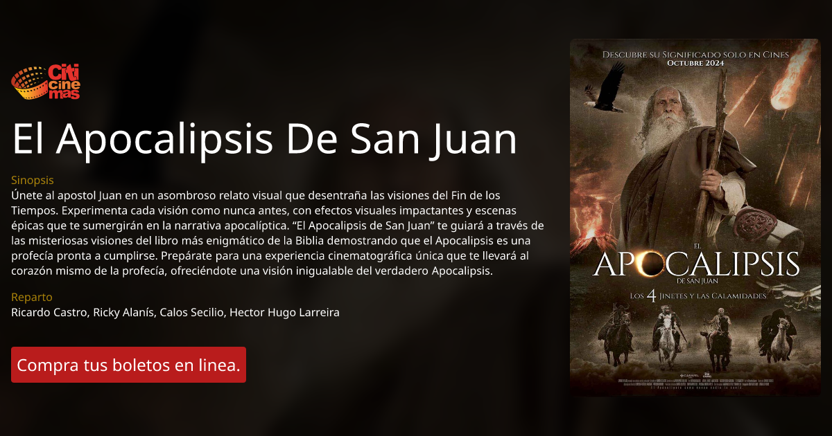 El Apocalipsis De San Juan | 22 de octubre, 2025
