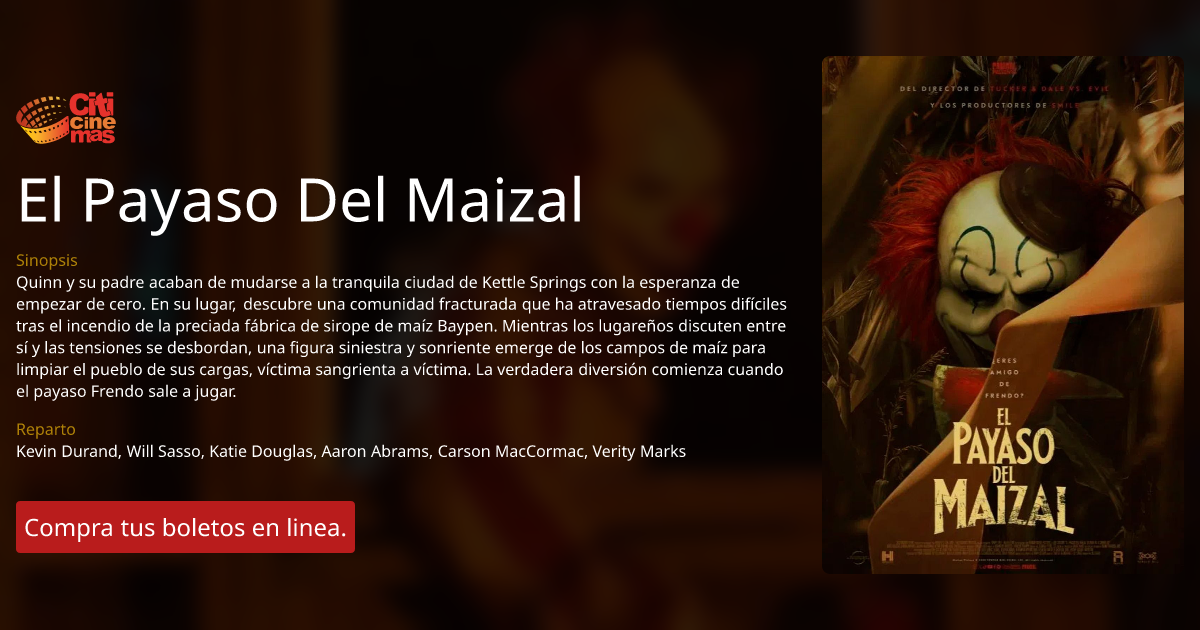 El Payaso Del Maizal | 30 de diciembre, 2025