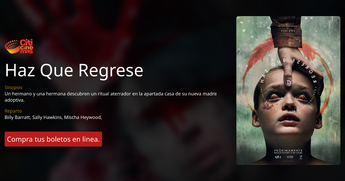 Haz Que Regrese | 27 de noviembre, 2025