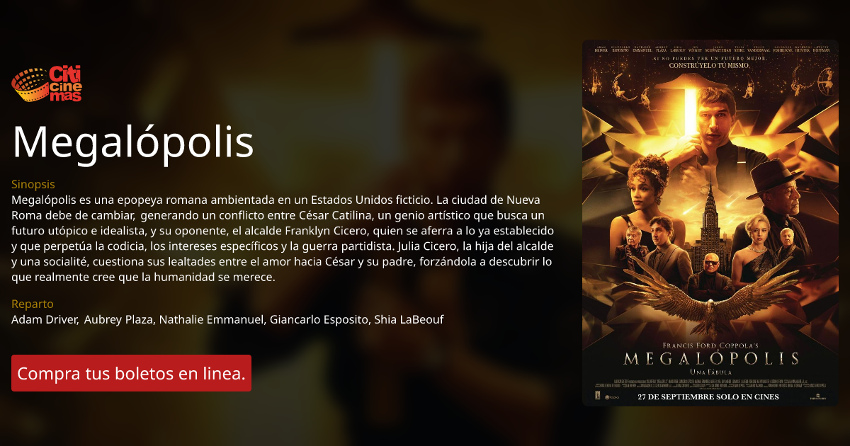 Megalópolis | 15 de febrero, 2025