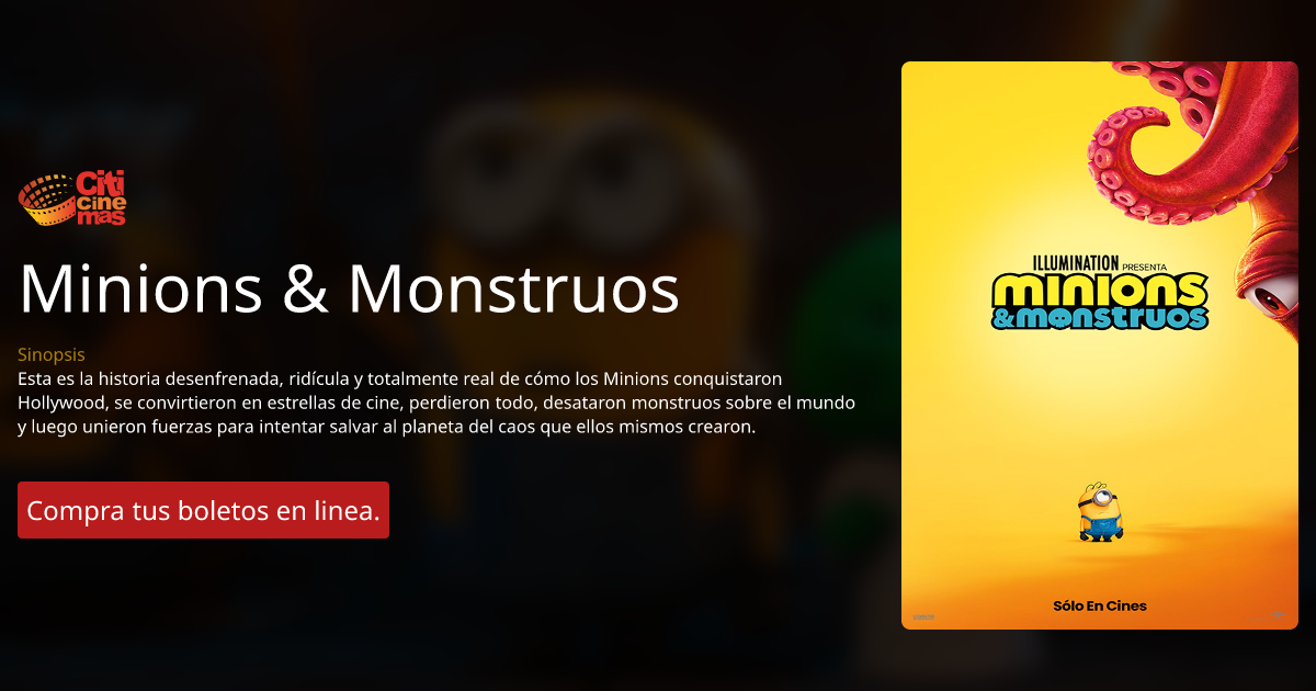 Minions & Monstruos | 18 de mayo, 2026