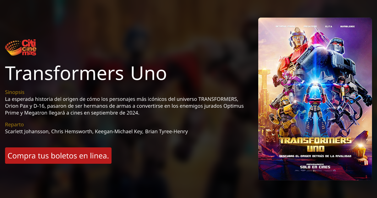 Transformers Uno | 14 de febrero, 2025