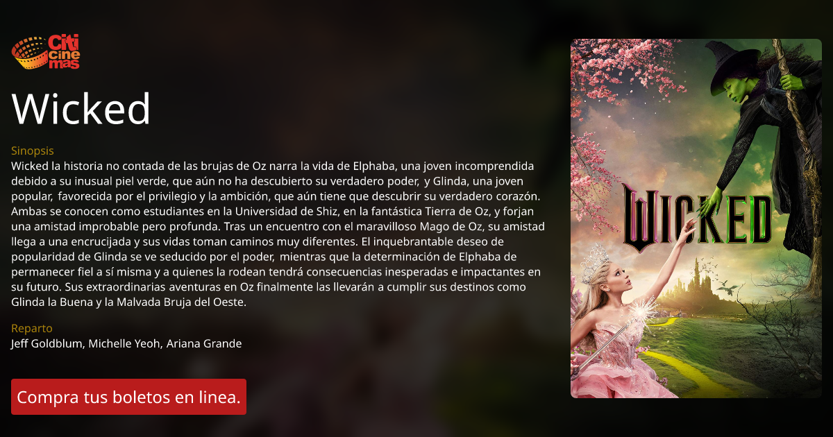 Wicked | 17 de abril, 2025